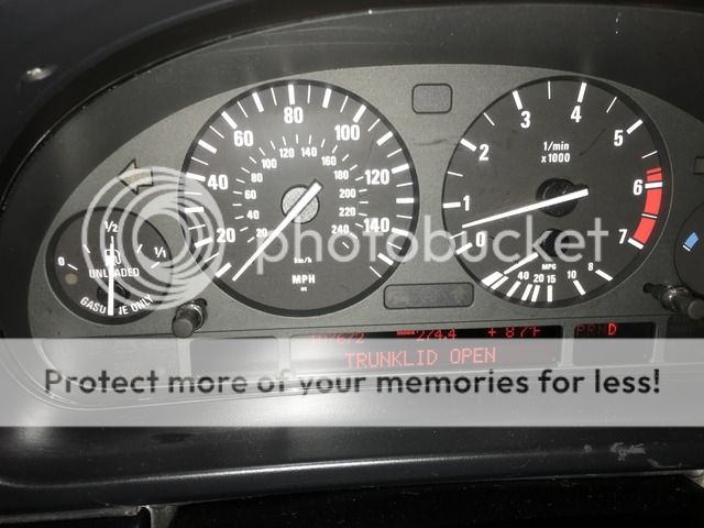 Trunk lid open warning light is on?